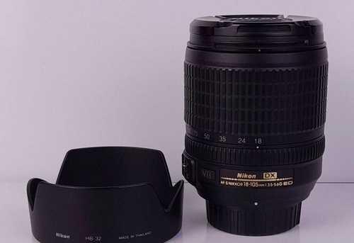 Объекты Nikon AF-S 18-105mm f/3.5-5.6G ED DX VR