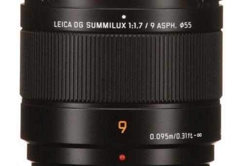 Объектив Panasonic Leica DG Summilux 9mm f/1.7 asp
