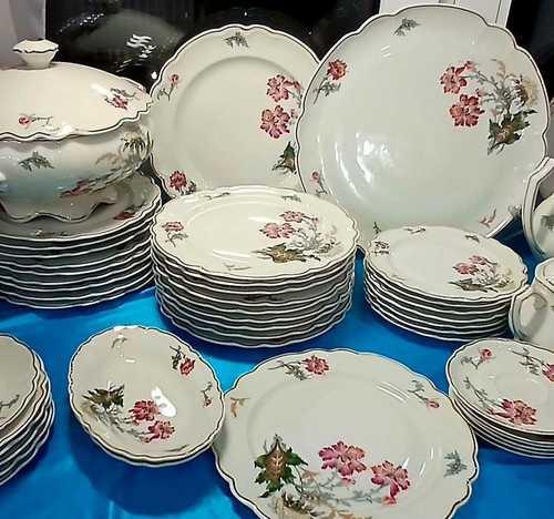 Limoges France 1900-1910 Сервиз на 12 персон