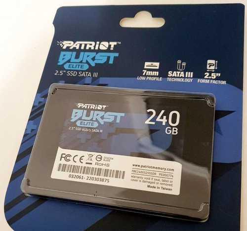 SSD Patriot 240Gb