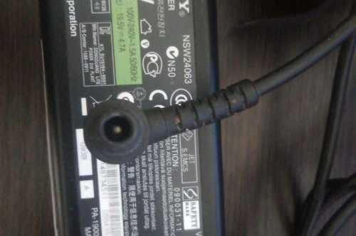 Зарядка для ноутбука sony vaio PCG-7181v