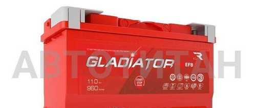 Аккумулятор gladiator EFB 110 Ah, 960 A, 353x175x1