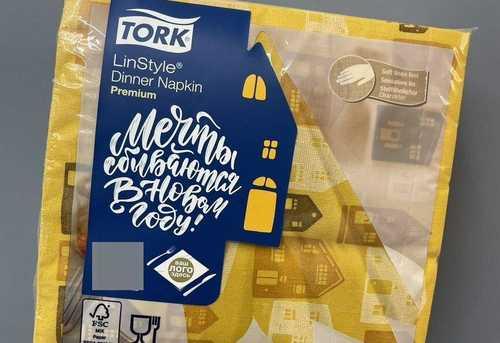 Нетканные салфетки Cалфетки Tork Linstyle 50 л