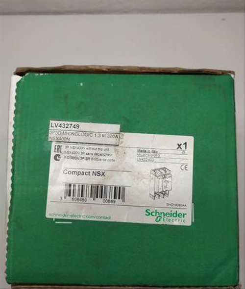 Schneider Electric LV432749 NSX400N 320A 50кА