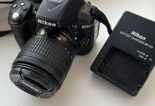 Фотоаппарат Nikon d5300 и объектив af-p 18-55mm VR