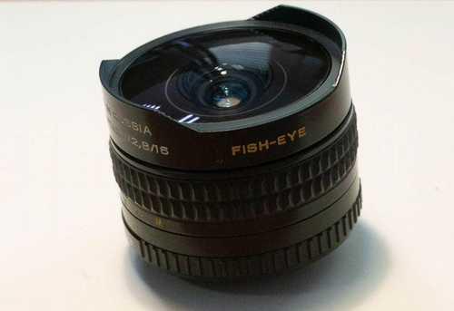 Зенитар 16 F/2.8 Fisheye M42