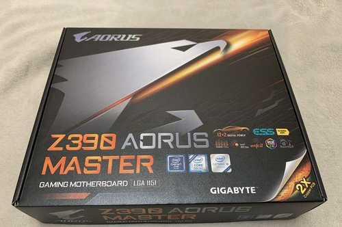 Мат. плата + проц (Z390 Aorus Master + i5-9600k)