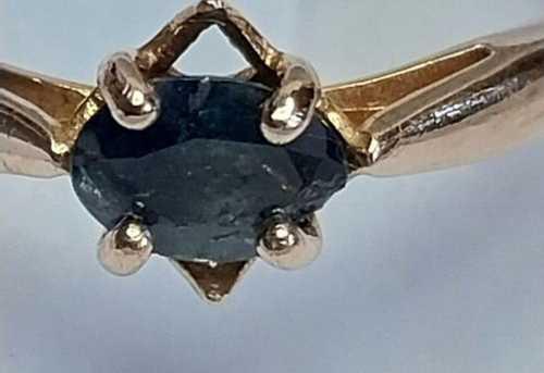 Золотое кольцо с прир александритом 0,39 кар
