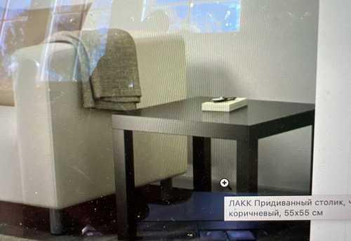 Стол IKEA лакк черно коричневый