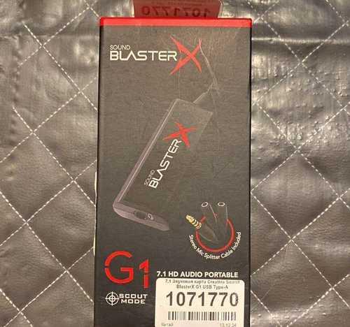 Внешняя звуковая карта Creative Sound BlasterX G1