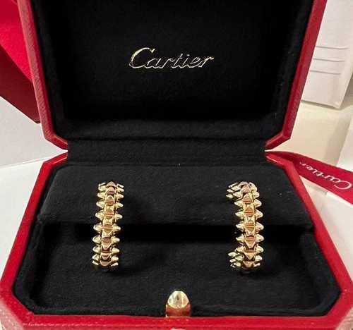 Серьги Cartier новые оригинал