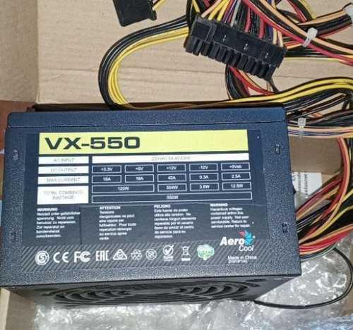 Блок питания для пк Aero Cool VX550W