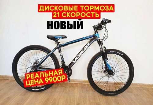 Велосипед горный Черно-синий