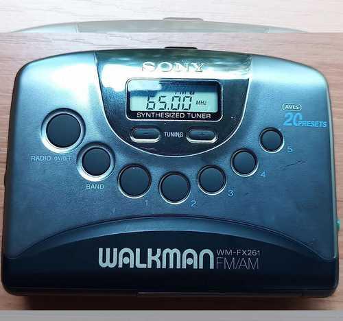 Кассетный плеер sony walkman wm-fx 261