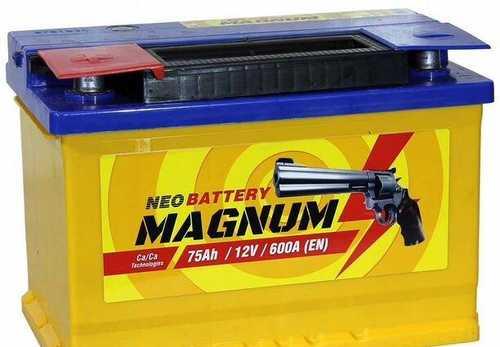 75Ah Аккумулятор 12V 6CT-75.1 Magnum Battery Ca/Ca