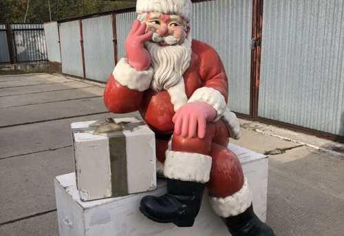 Дед Мороз большой Санта Клаус уличный оригинальный