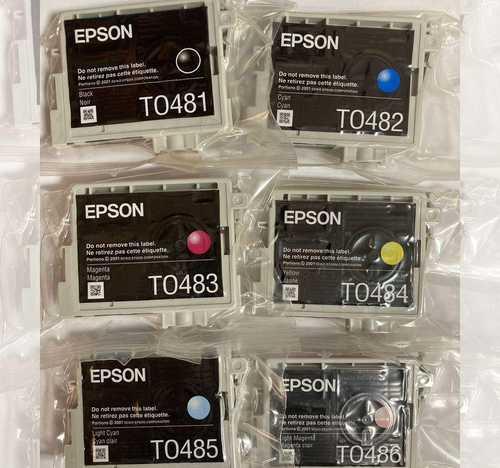 Картдриджи Epson T0487 Multipack оригинал набор