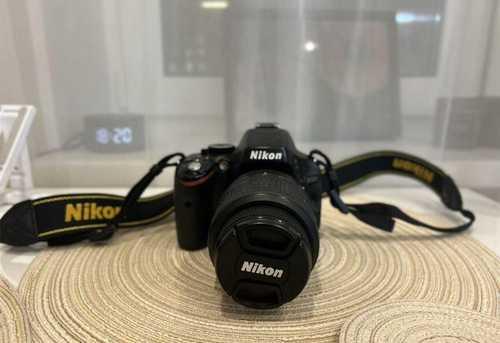 Зеркальный фотоаппарат nikon d5100 +kit