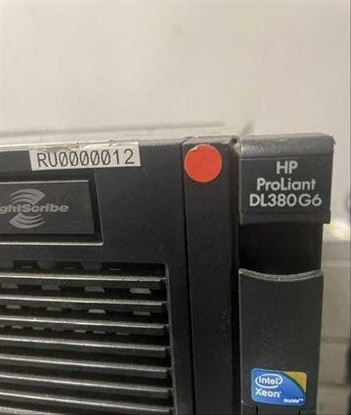 Сервер HP ProLiant DL380 G6, 2 процессора