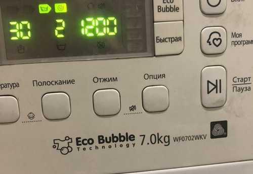 Стиральная машина samsung eco bubble 7 кг