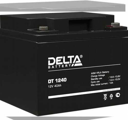 Аккумуляторная батарея Delta DT 1240 для ибп 12В