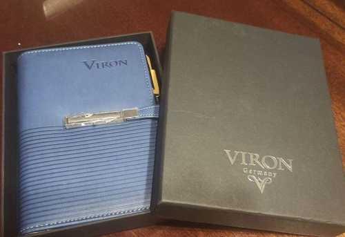 Новый набор Viron ежедневник 80л и ручка в коробке