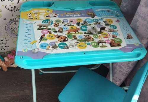 Детский стол со стулом бу