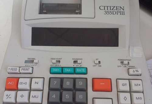 Печатающий калькулятор б/у