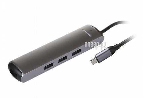 Хаб USB Baseus Grey cahub-J0G