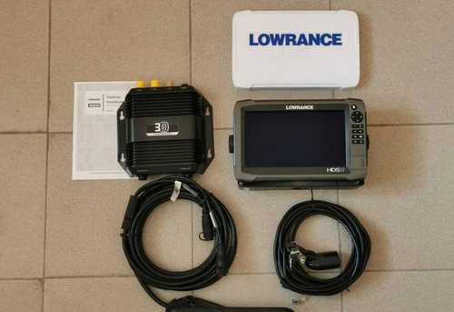 Эхолот Картплоттер Lowrance HDS 9 Gen3 датчик