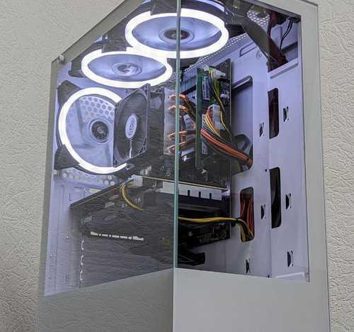 Белоснежный пк 16 ядер, RX5500XT 8GB