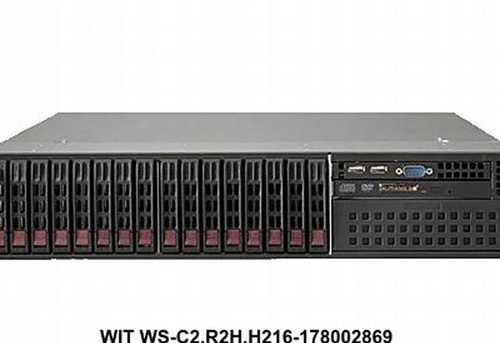 Сервер Supermicro WIT WS-C2.R2H.H216-178002869