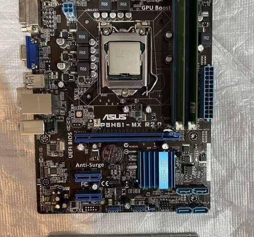 Asus P8H61-MX R2.0 / DDR3 8GB / i3 2100