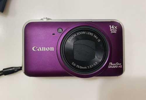 Фотоаппарат canon sx220
