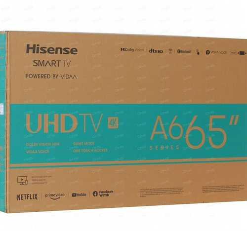 Qled / hisense / 4K-UHD /smart(vidaa),Яндекс 165см