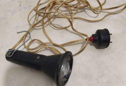 Лампа переноска СССР светильник 12 вольт
