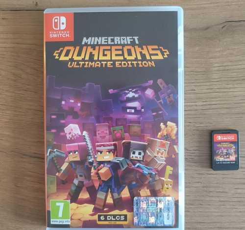 Minecraft Dungeons nintendo switch