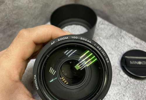 Minolta AF Zoom 100-300mm f4.5 (32) -5.6