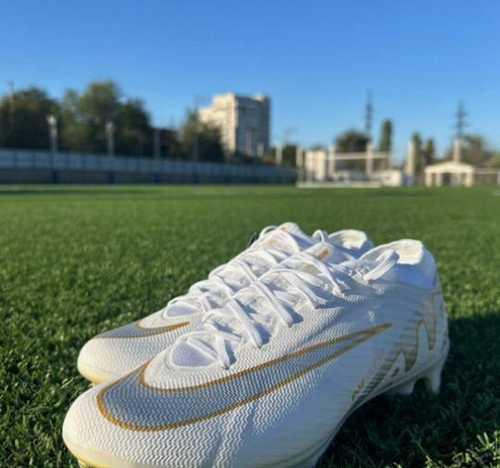 Бутсы Nike mercurial air zoom white pattern