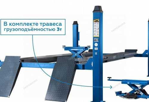 Подъемник 5т c траверсой 3т для сход-развала Nordb