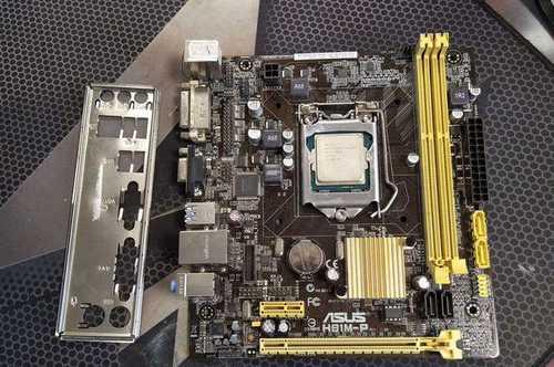 Плата mini ITX asus h81m-p lga 1150