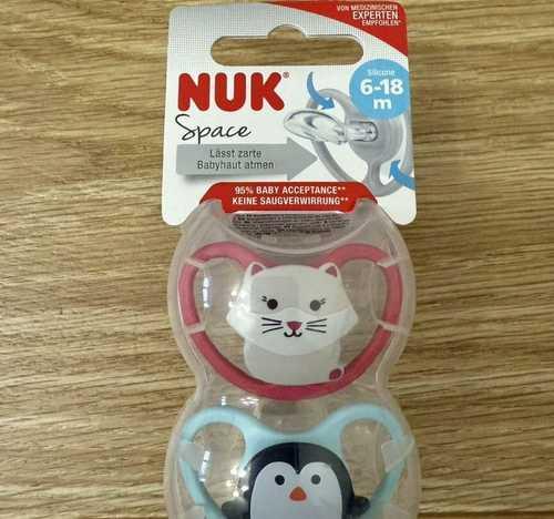 Пустышка nuk 6-18