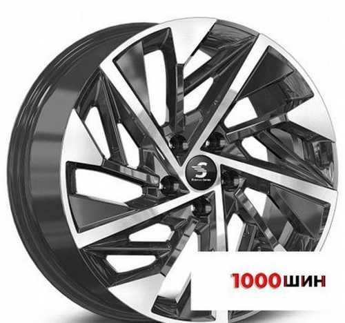 Диск 7,5*18 5*114,3 ET45 60,1 Premium Series кр009 Diamond Black Gris