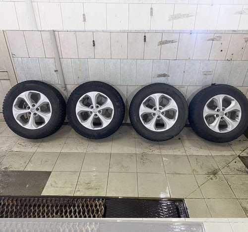 Колёса зимние r 17 на kia sorento с резиной kumho