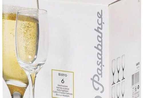 Новый набор бокалов для шампанского