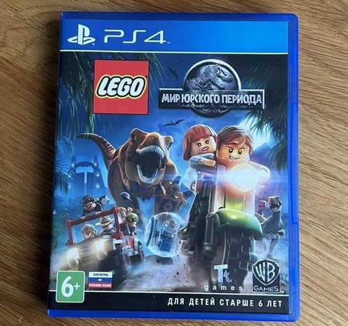 Lego Jurassic World ps4 диск