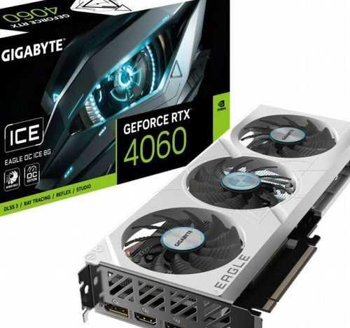 Видеокарта RTX 4060 8GB Gigabyte Eagle ICE OC