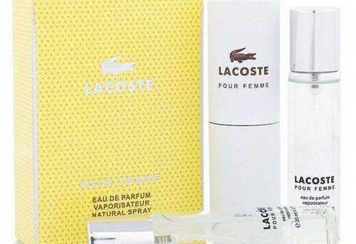 Духи набор бежевая Ласкост Lacoste pour femme