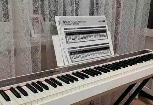 Цифровое пианино Nux Cherub NPK-10-WH + стойка
