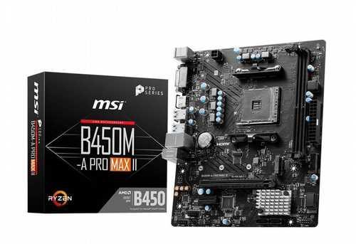 Комплект AMD Ryzen 5 5600x +MSI B450M-A PRO MAX II